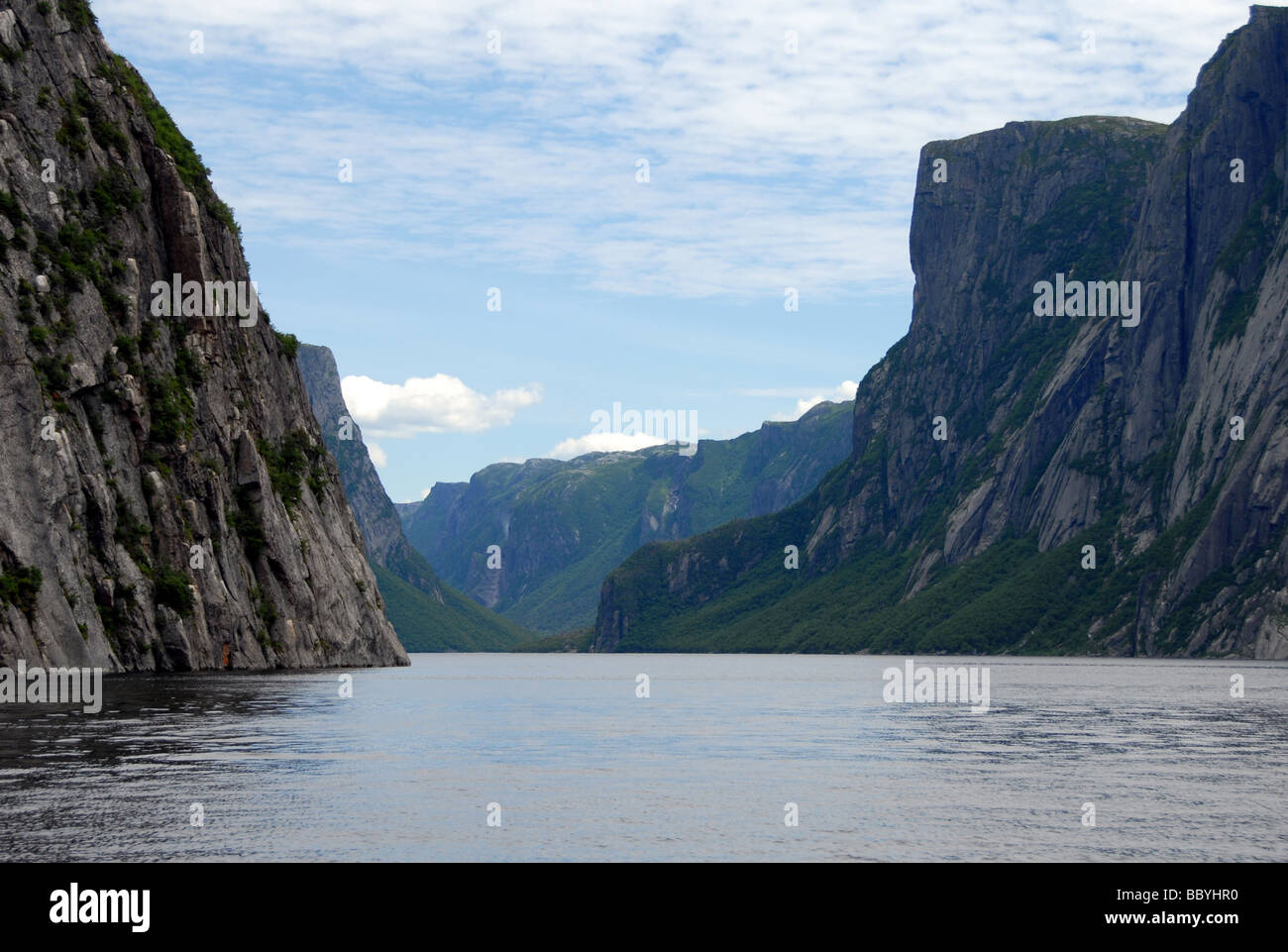 Western Brook Pond Gros Morne Newfoundland Canada Stock Photo - Alamy