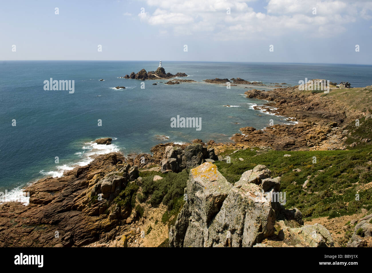 Corbiere Point and Lighthouse Stock Photo - Alamy
