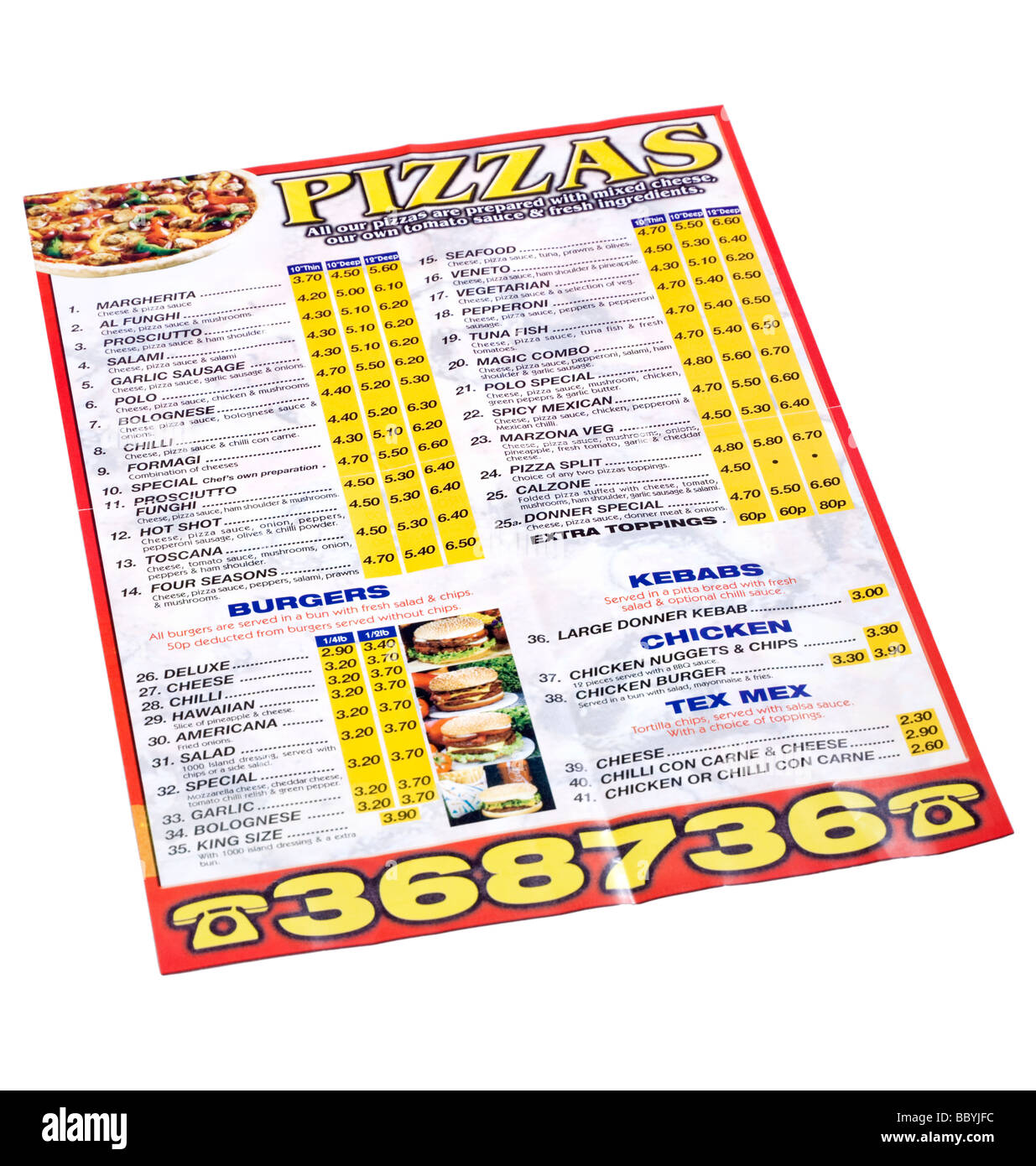 Foods list Cut Out Stock Images & Pictures - Alamy