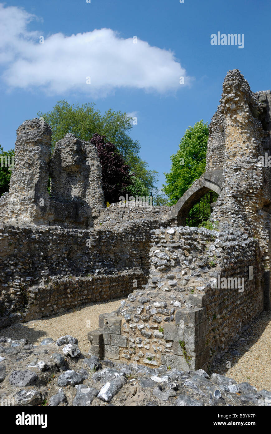 Wolvesey Castle former principle residence of the Bishops of Winchester ...
