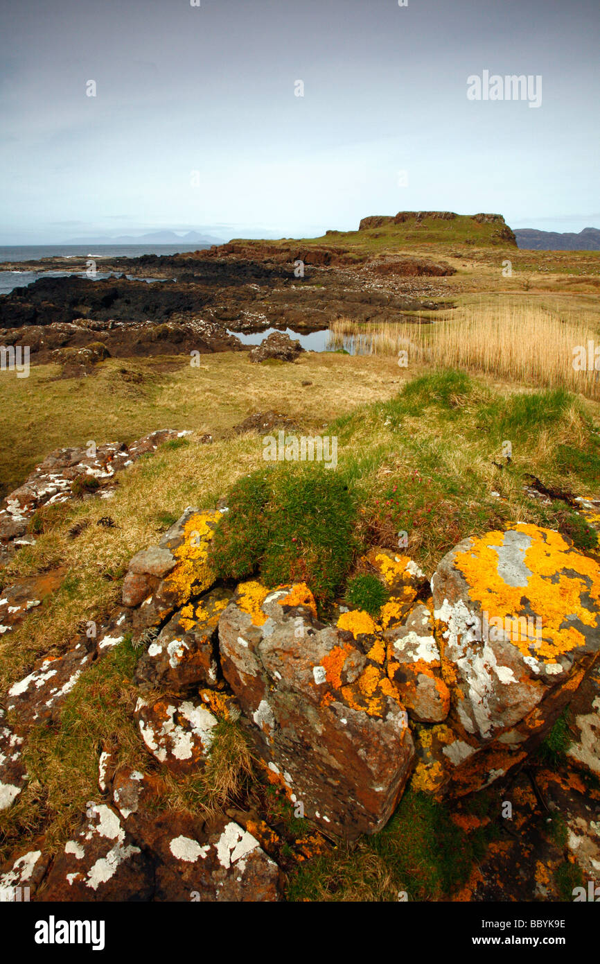 Looking toward Ardnamurchan point and Rhum from Quinish Point,Quinish ...