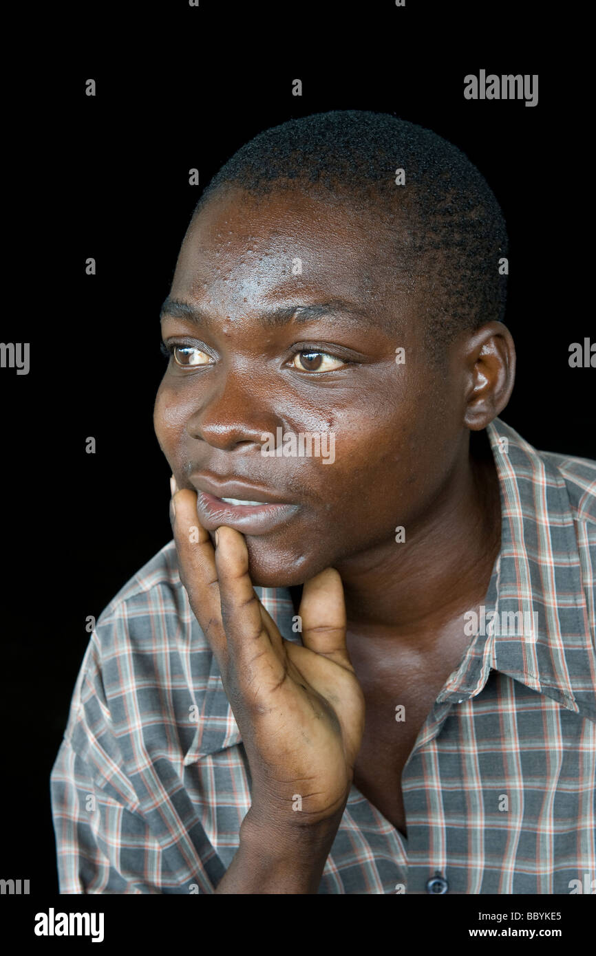 Semi profile portrait hi-res stock photography and images - Alamy