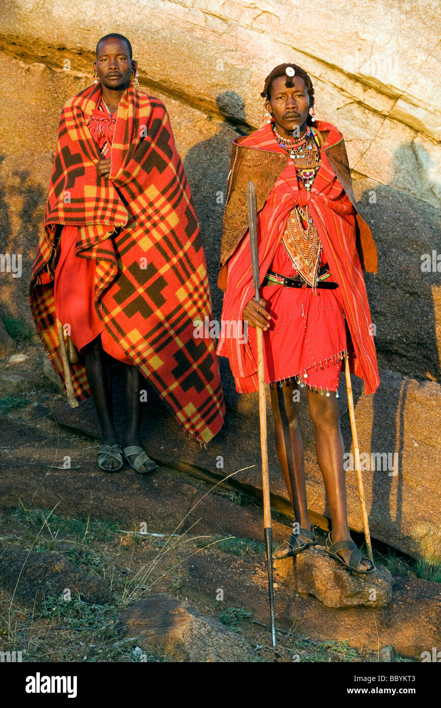 Maasai Warriors - Maji Moto Maasai Village - near Narok, Kenya Stock ... Maasai Warriors - Maji Moto Maasai Village - near Narok, Kenya Stock ...