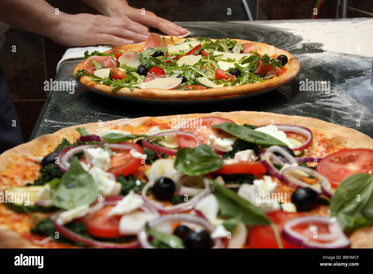 Making pizza base hi-res stock photography and images - Alamy