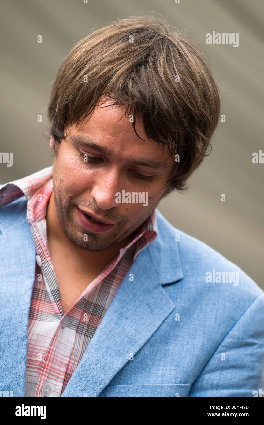 Peter Moren performing at the Moseley Folk Festival in Birmingham in ...