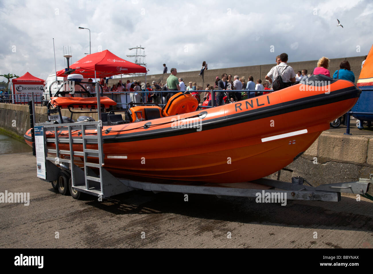 RNLI rib B class Atlantic 85 lifeboat jessie hillyard bangor county ...