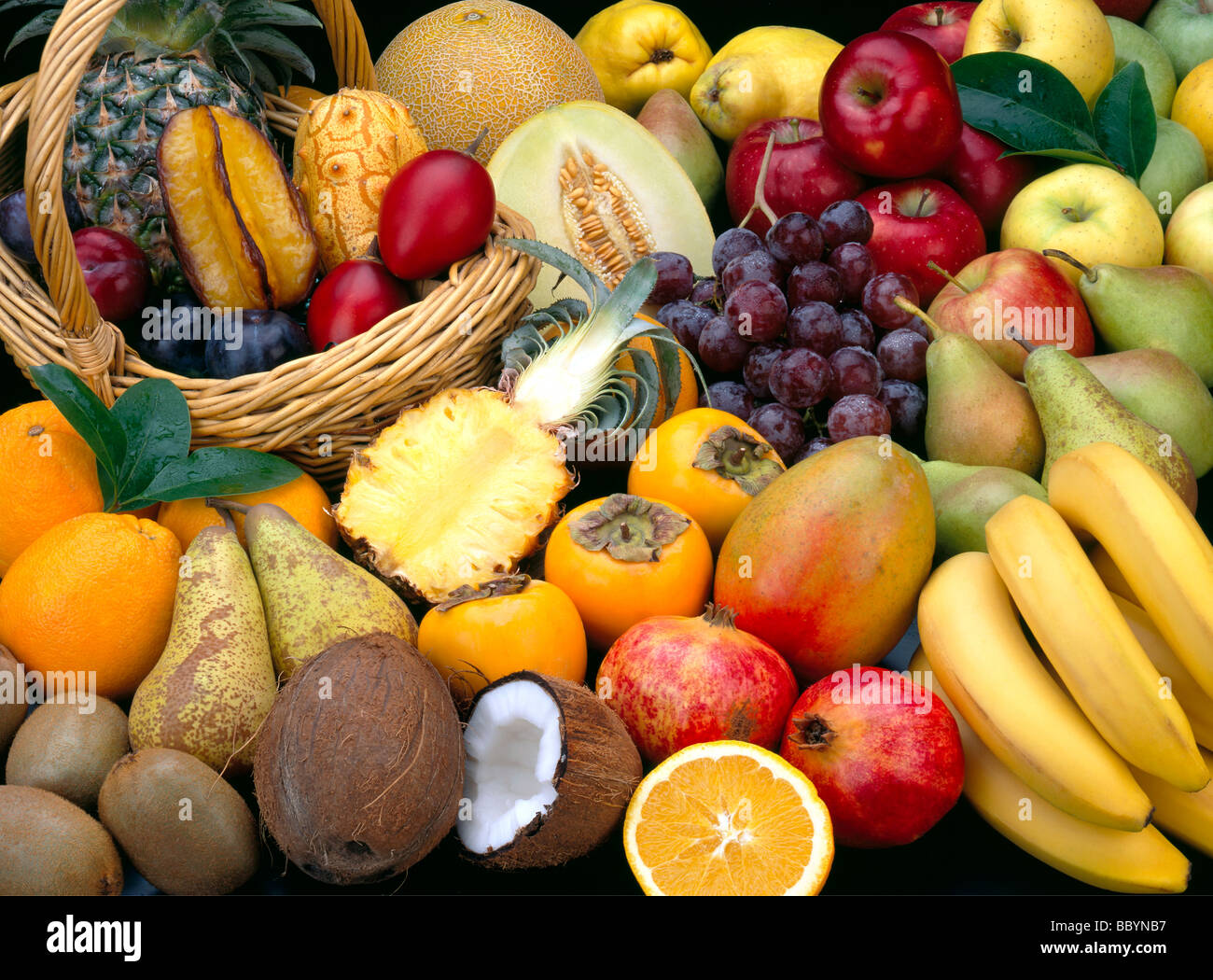 Bunch of fruit Stock Photo - Alamy