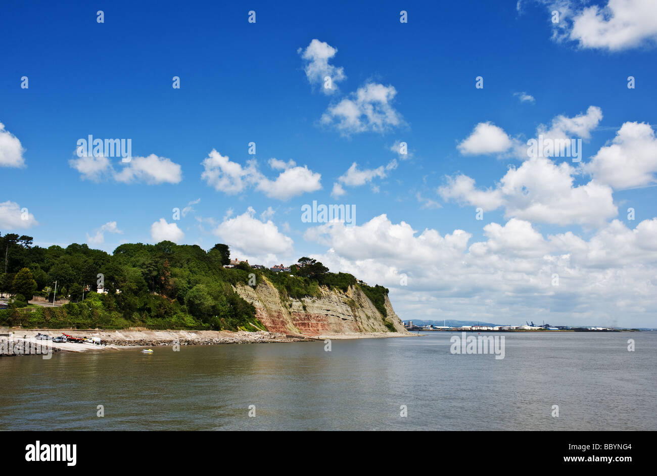The cliffs at Penarth in South Wales. Photo by Gordon Scammell Stock ...