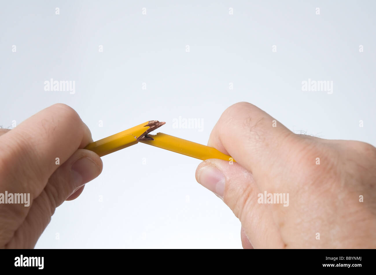 breaking a pencil Stock Photo - Alamy