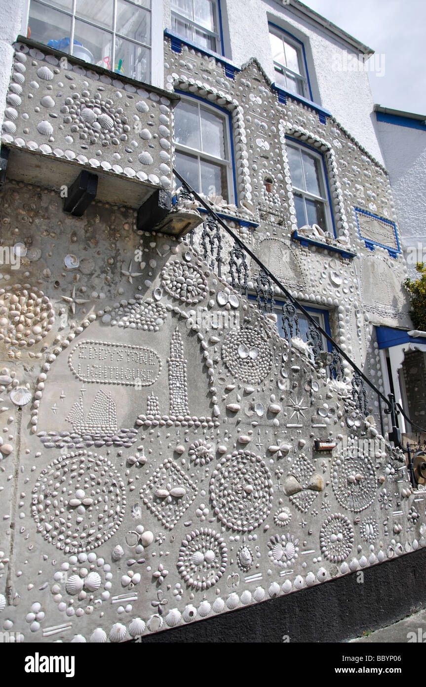Shell house polperro cornwall hi-res stock photography and images - Alamy