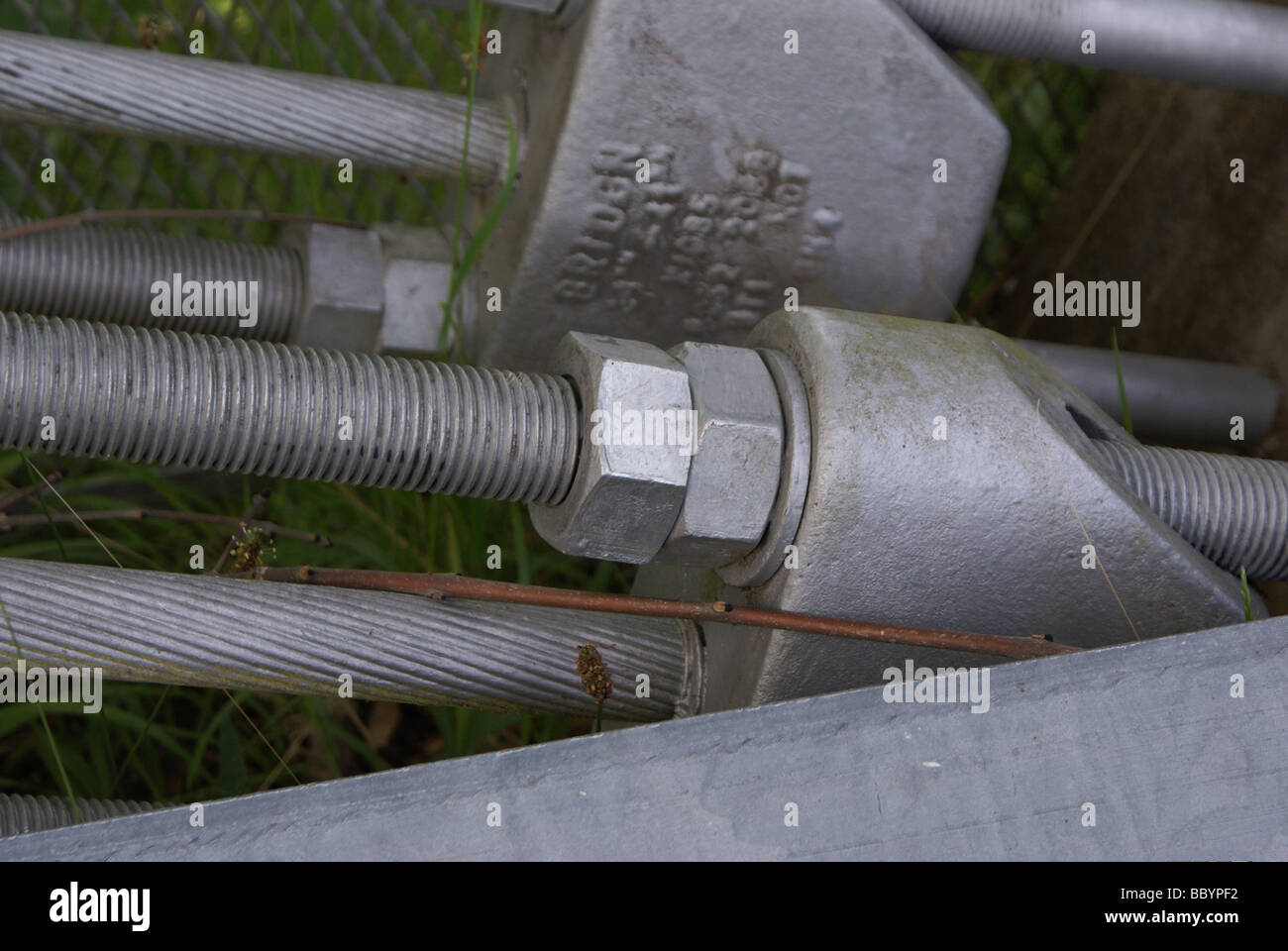 Iron rope bridge hi-res stock photography and images - Alamy