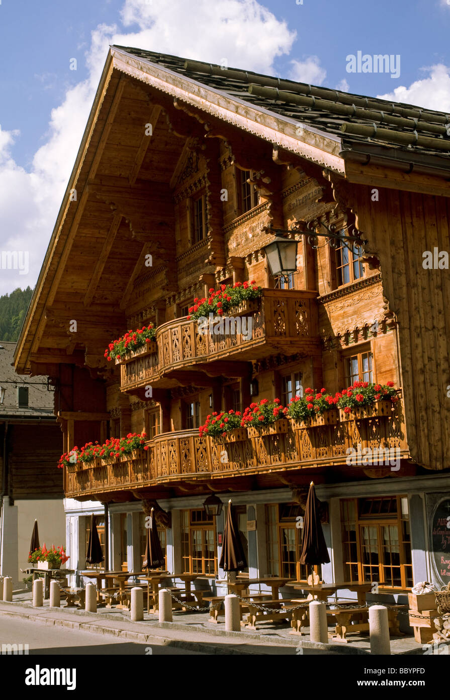 Rustic swiss house hi-res stock photography and images - Alamy