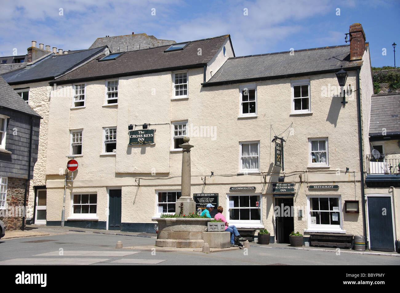 The Cross Keys Inn, The Square, Cawsand, Cornwall, England, United ...