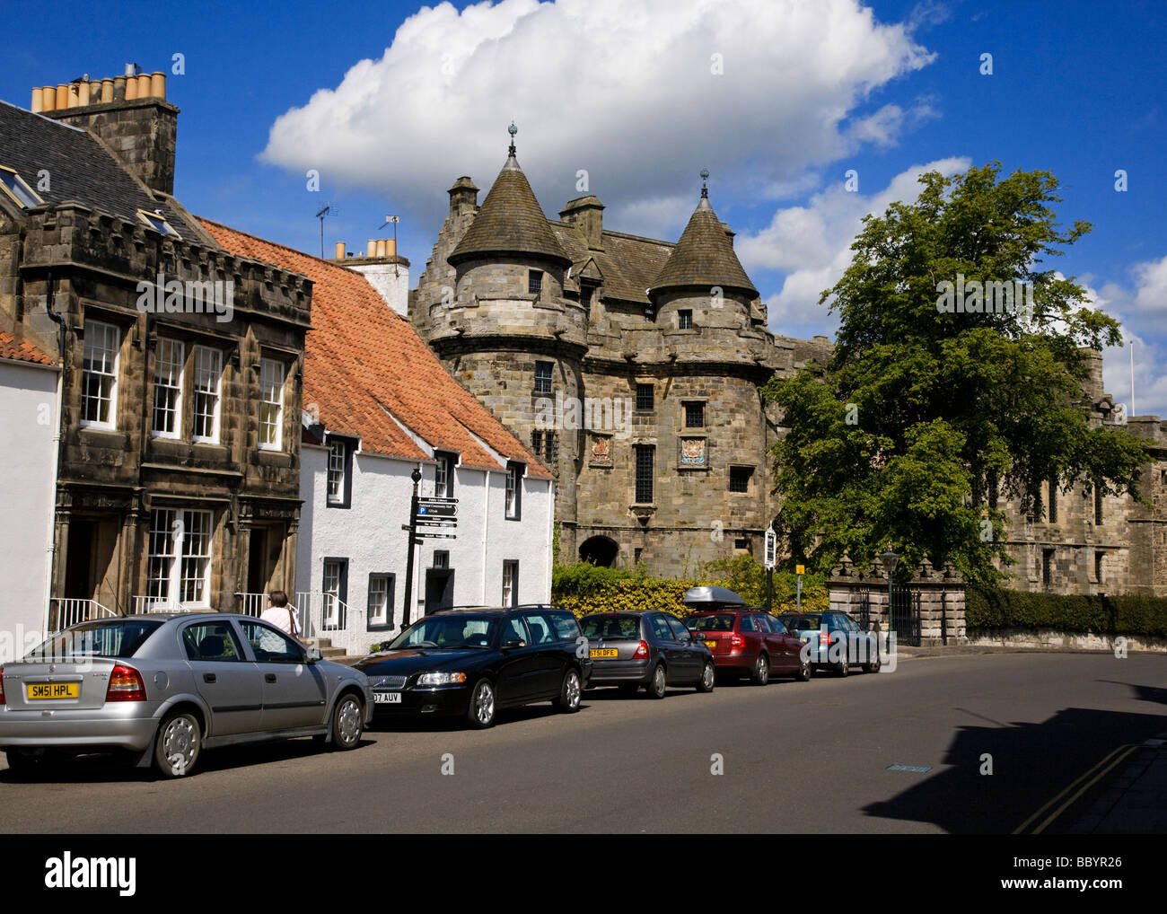 Falkland Palace in the town of Falkland, Fife, Scotland Stock Photo - Alamy