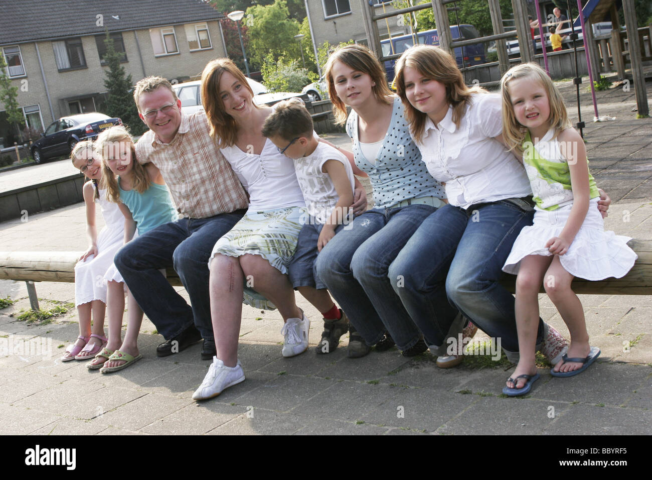 Patchwork family portrait hi-res stock photography and images - Alamy