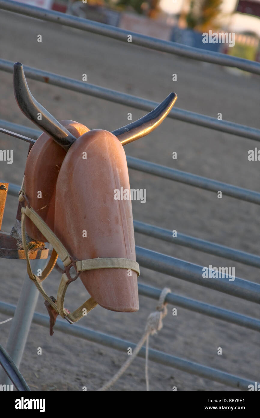 Pratice dummy for bull roping Stock Photo - Alamy