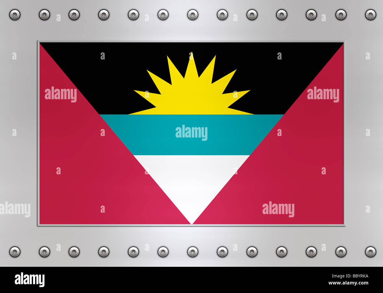 Antigua flag hi-res stock photography and images - Alamy