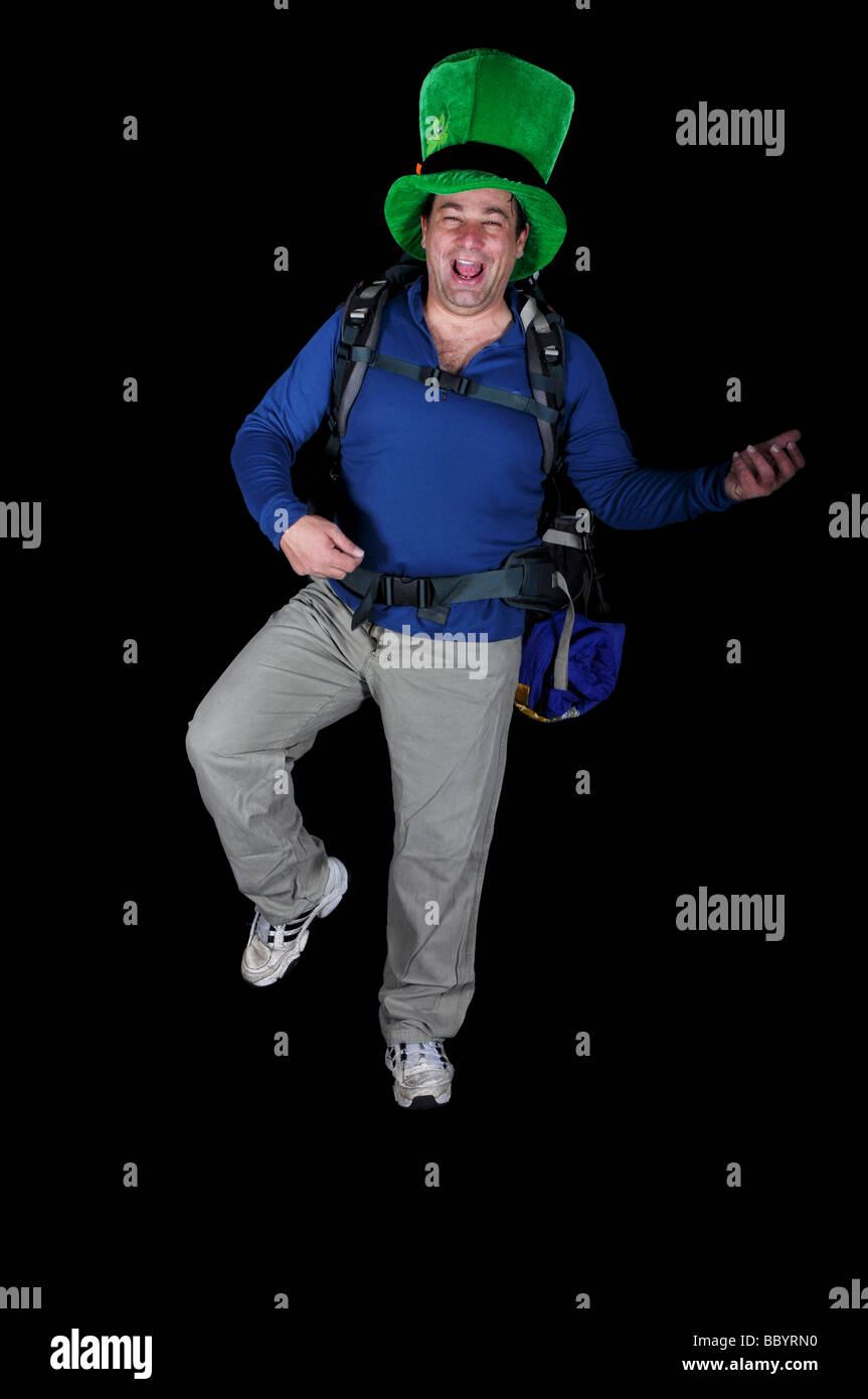 Hilariously stupid, Busker or Tourist entertaining with his funny ...