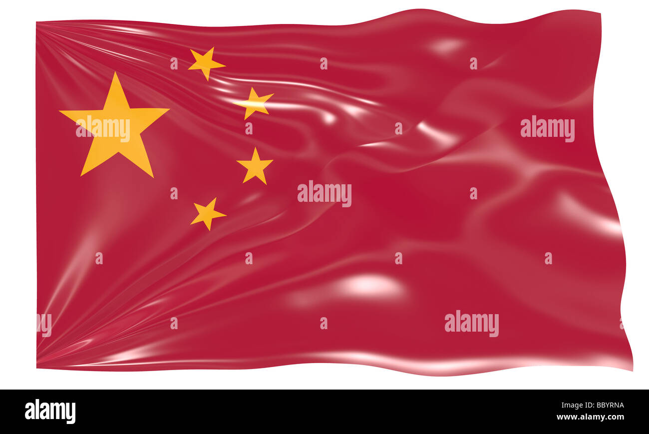 Great Image of the Flag of China Stock Photo - Alamy