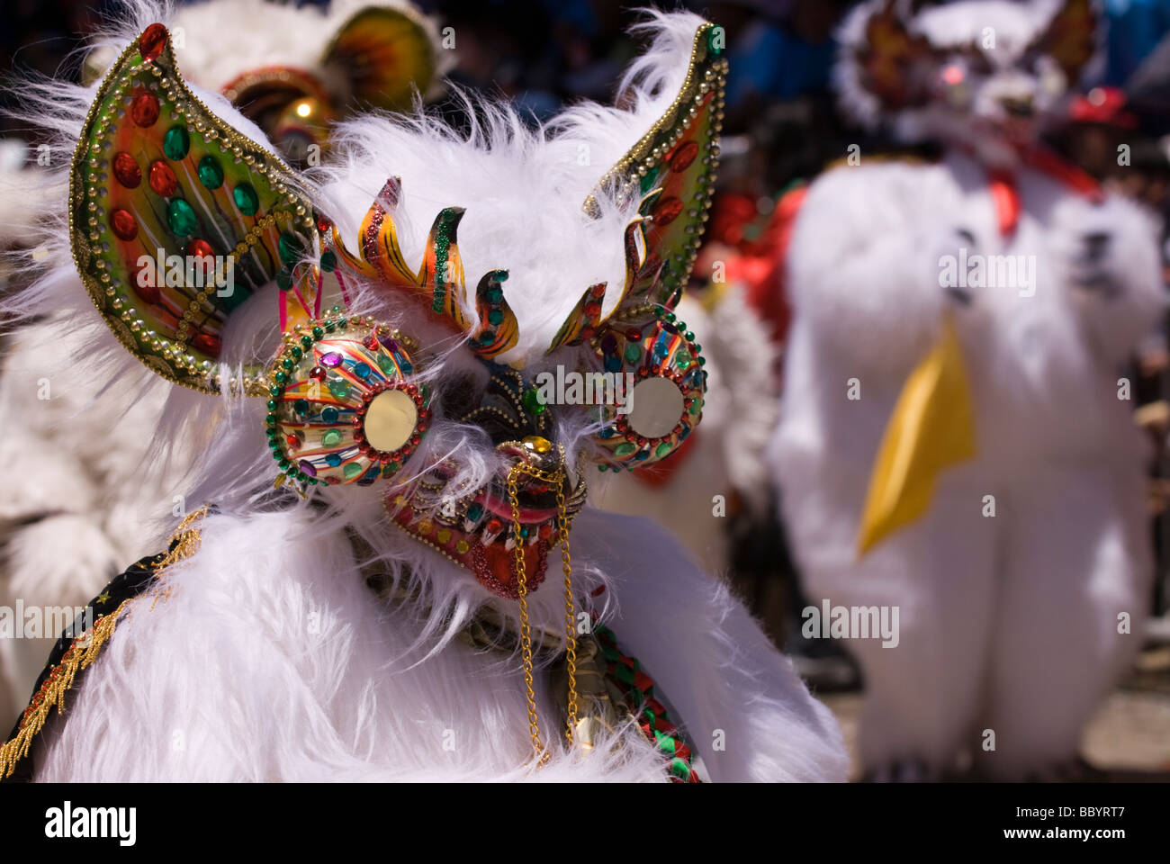 Bear Dancer in Oruro Carnival, Bolivia Stock Photo - Alamy