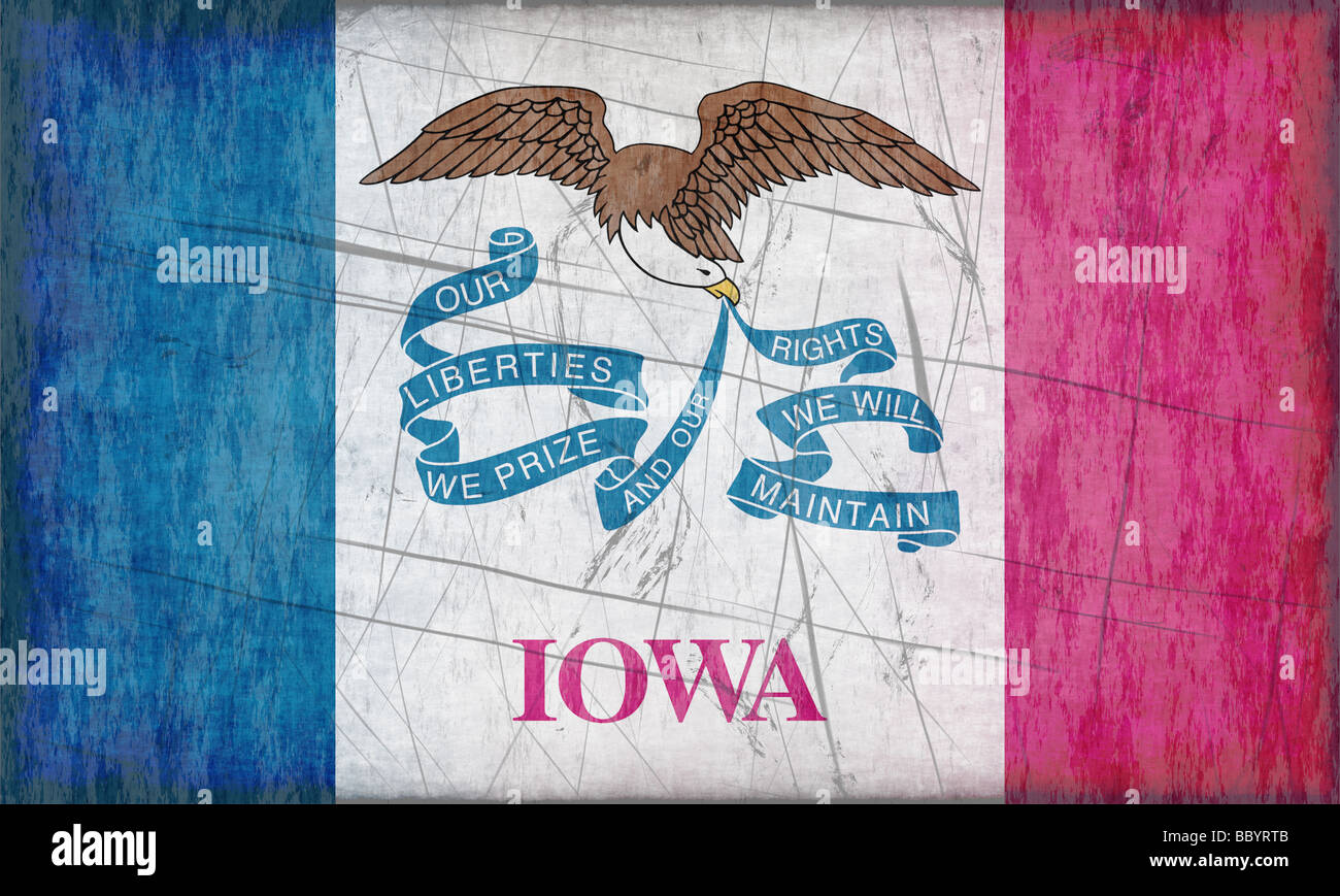 Iowa flag hi-res stock photography and images - Alamy