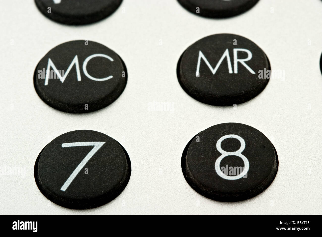 Recall calculator seven eight keys hi-res stock photography and images ...