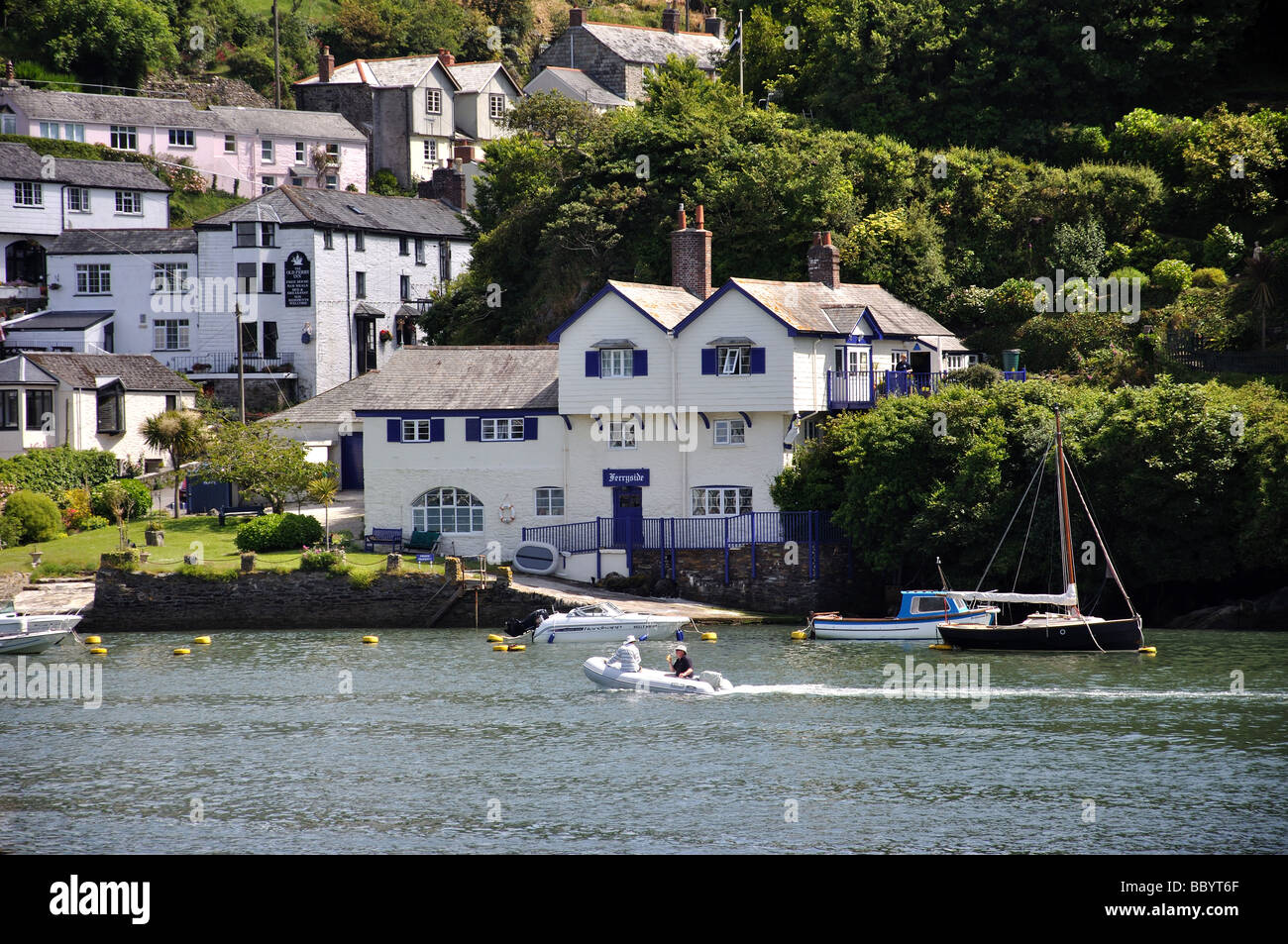 Ferryside, home of Daphne du Maurier, Bodinnick, Fowey, Cornwall ...
