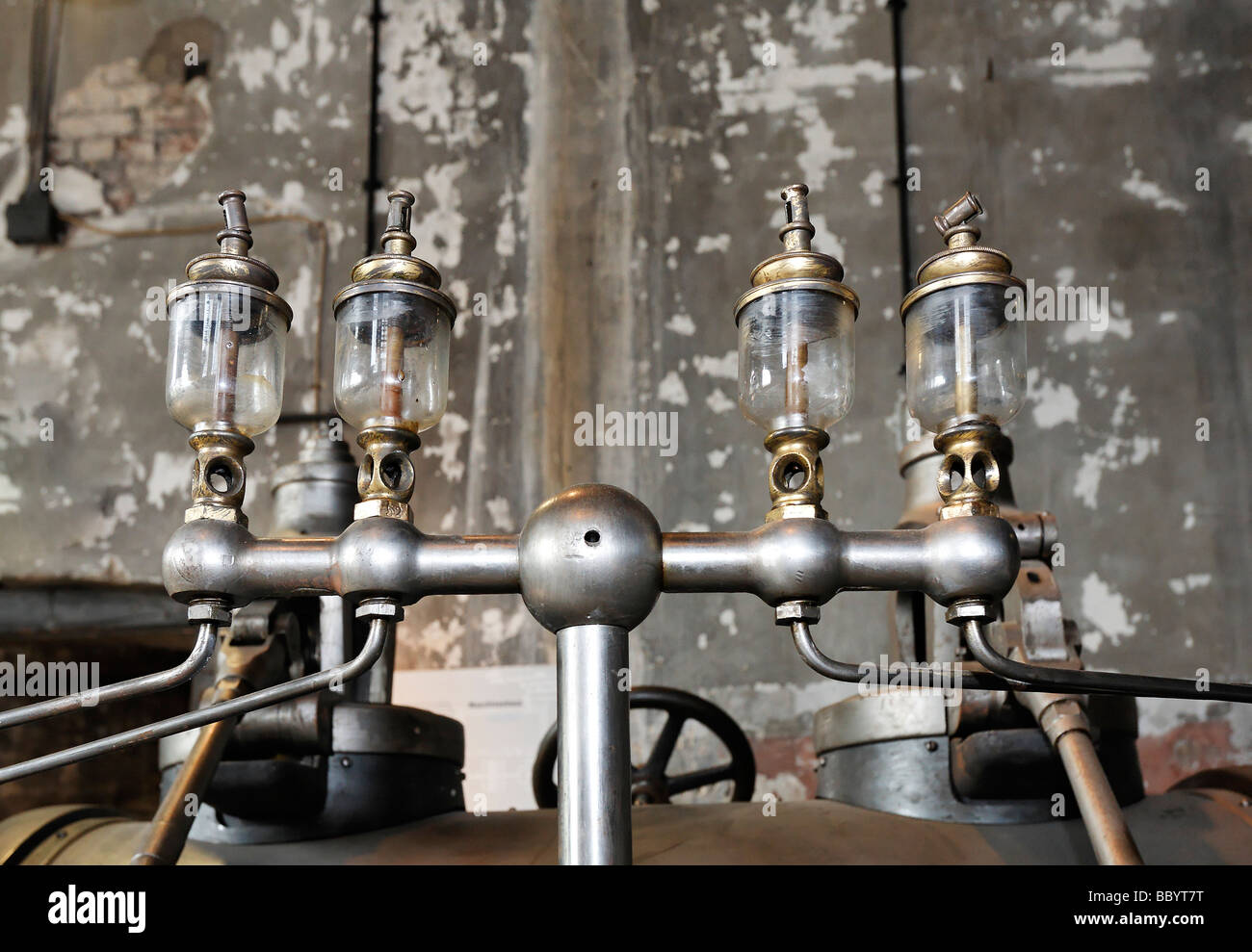 Glass cylinders on historic steam hi-res stock photography and images ...