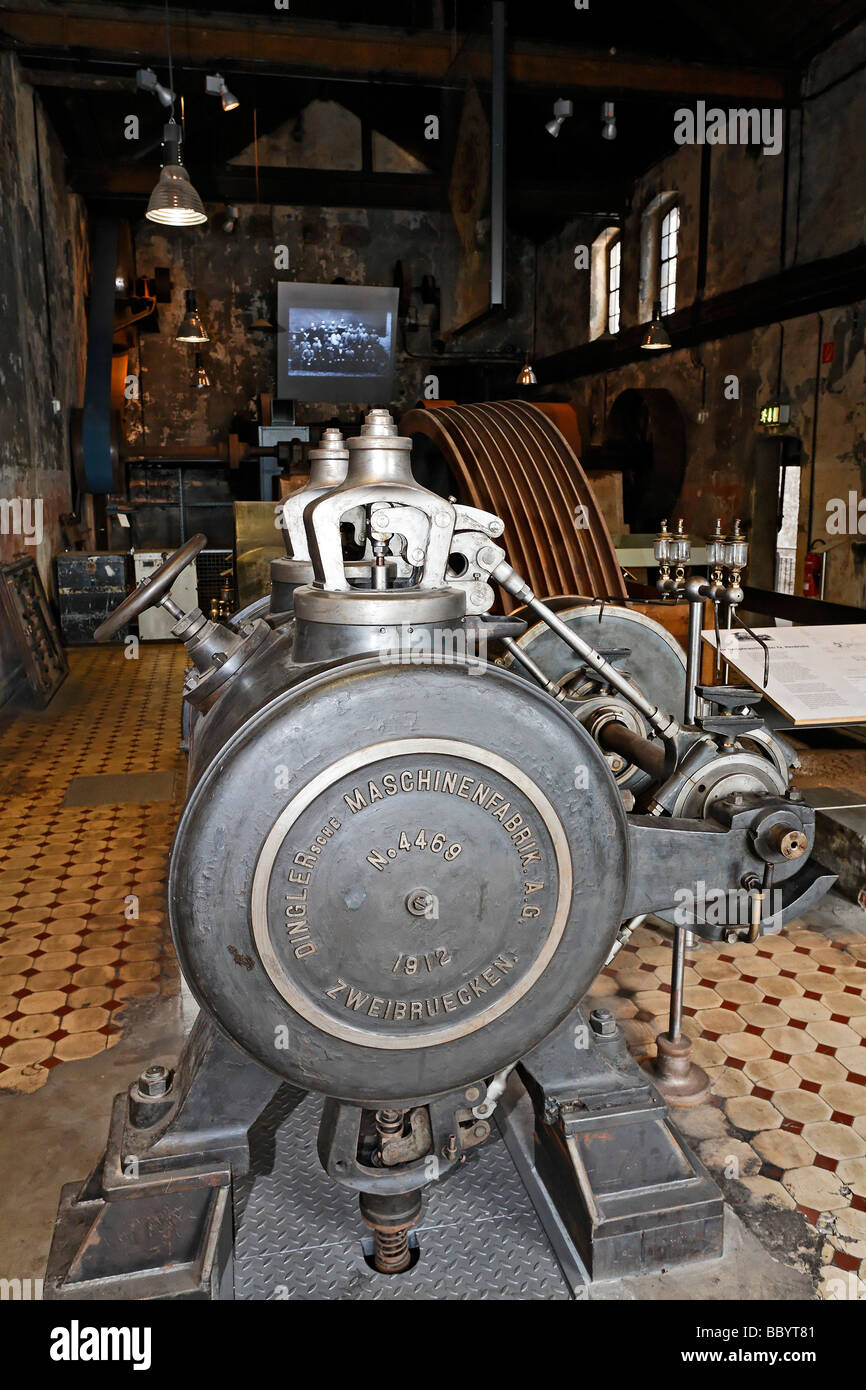 Historic steam engine, powerhouse, Hendrichs swage forge, LVR ...