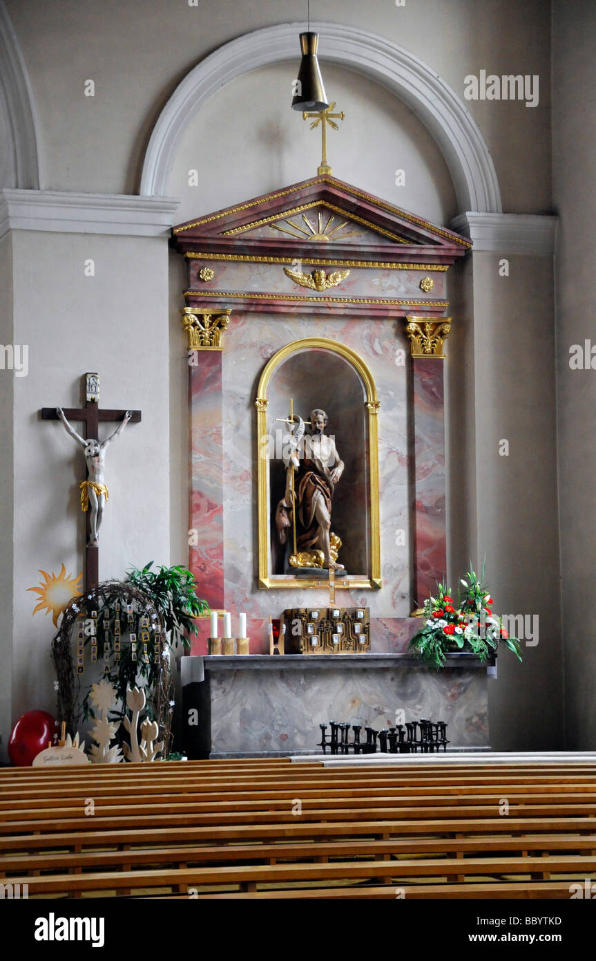 St. Johannes Baptist Kirche, St. John Baptist church, Oppenau, Black ...