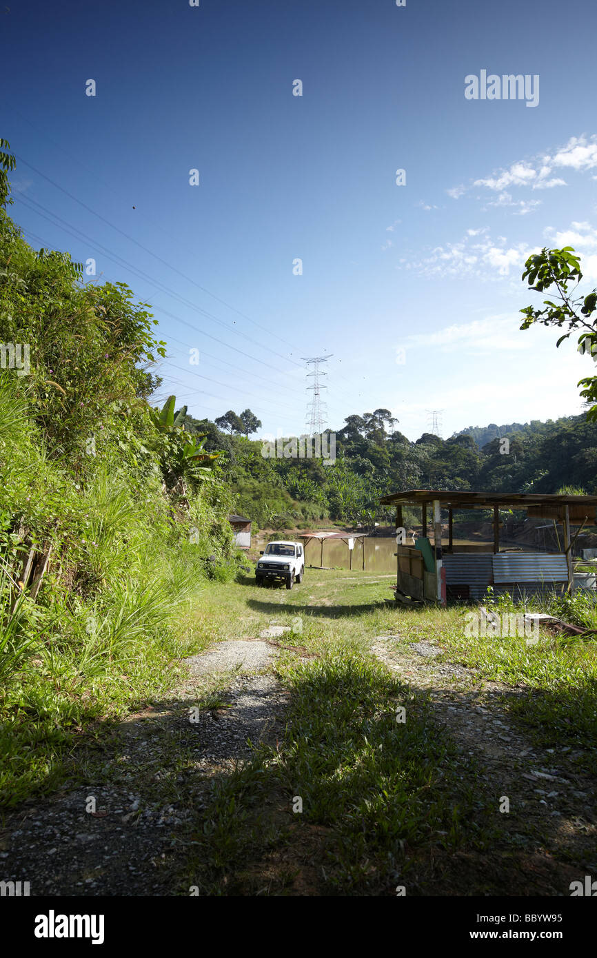A jeep traveling at Countryside Stock Photo - Alamy