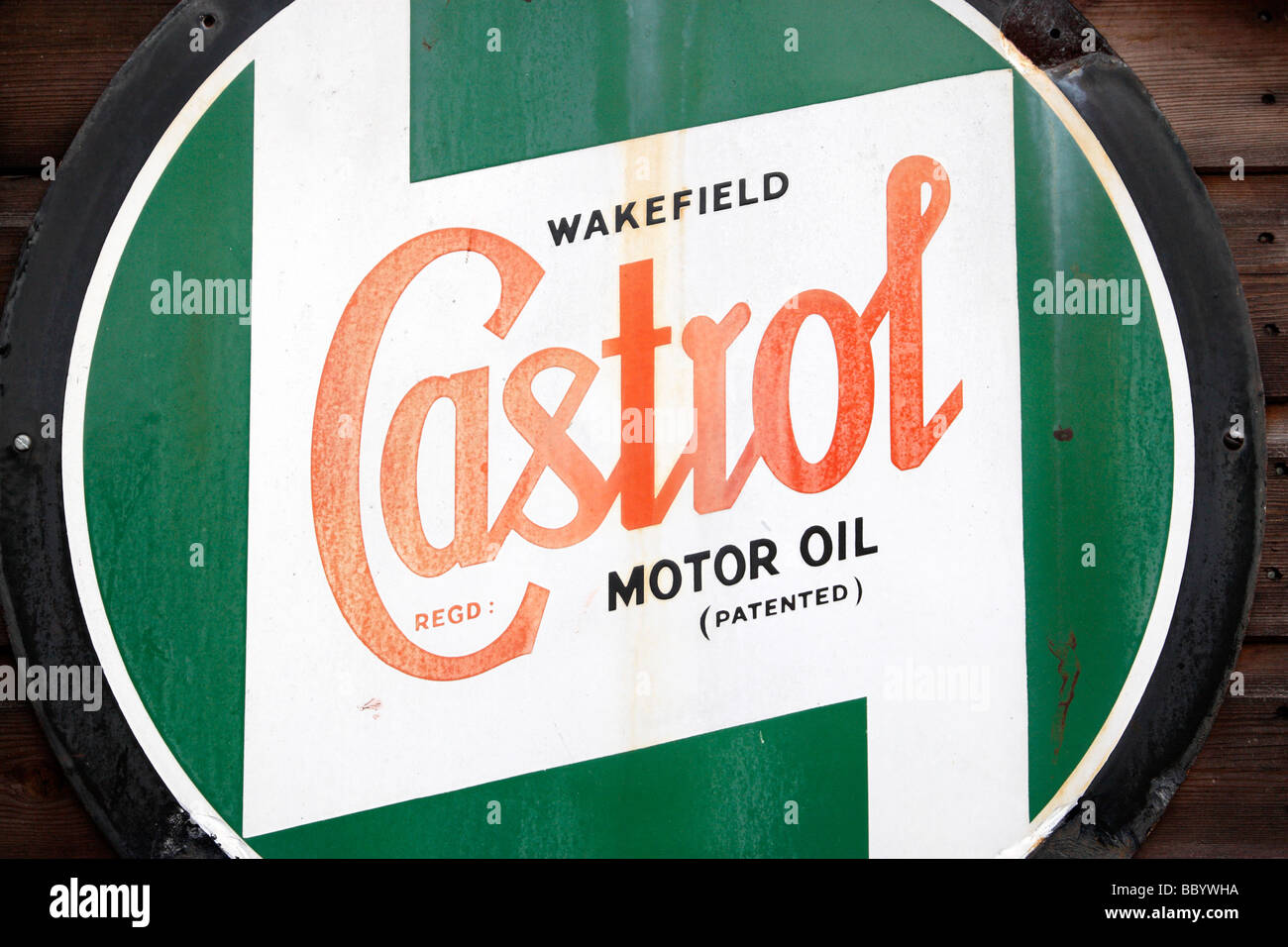 old fashioned castrol motor oil metal sign black country museum dudley ...