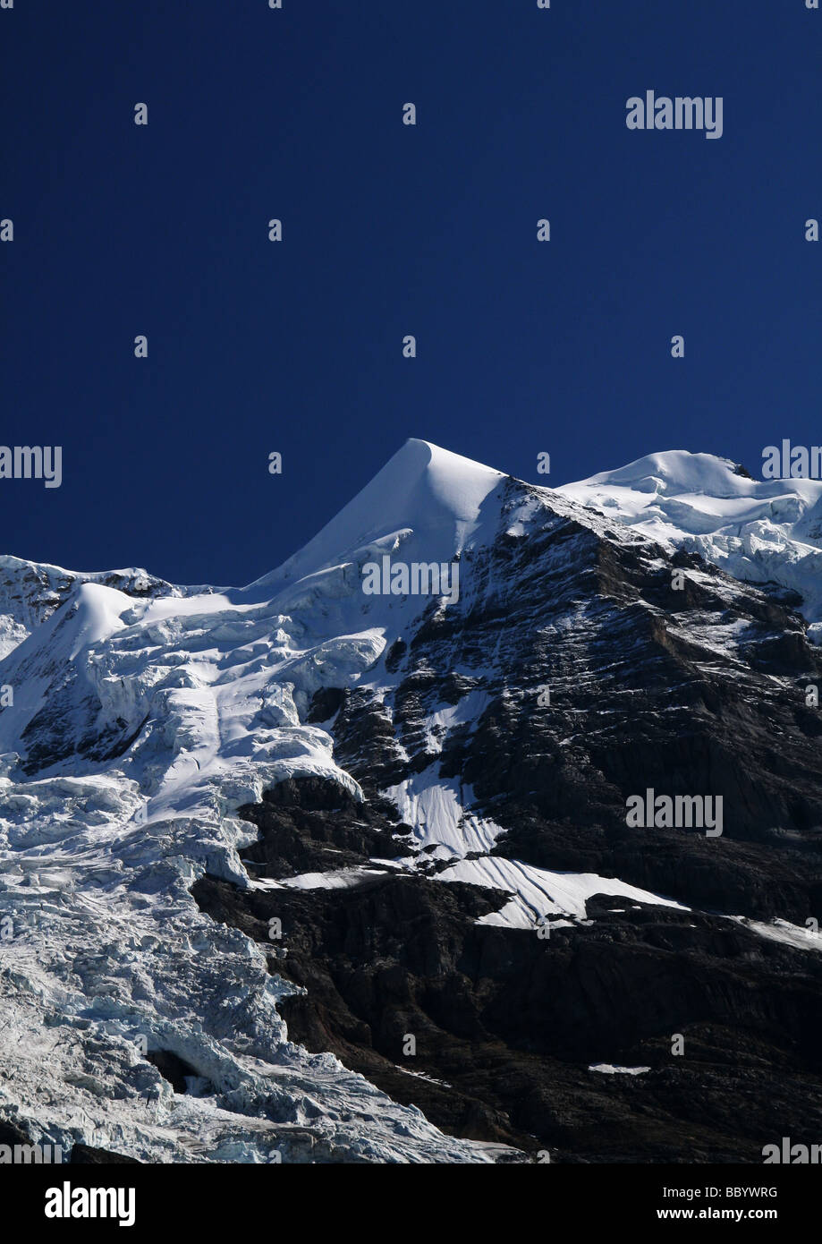Silberhorn peak switzerland Stock Photo - Alamy
