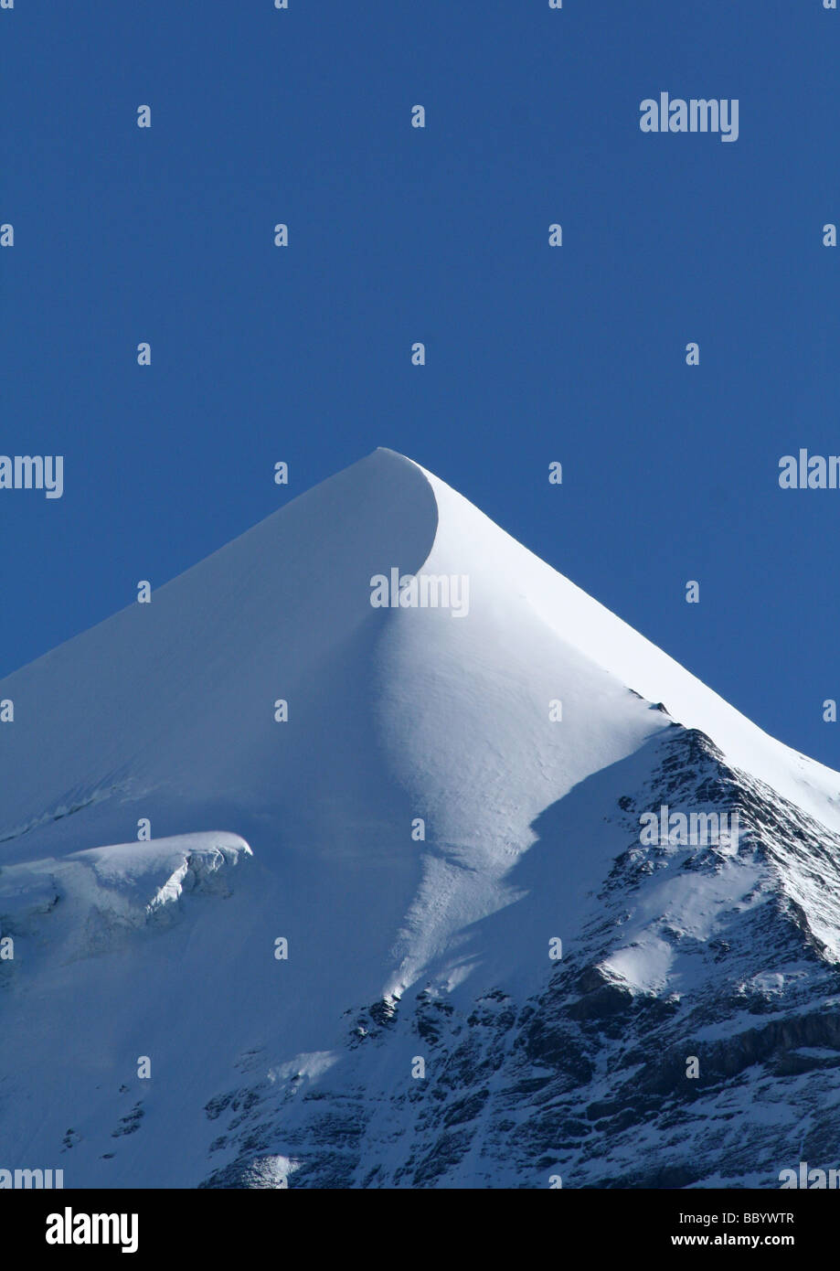 Silberhorn peak switzerland Stock Photo - Alamy