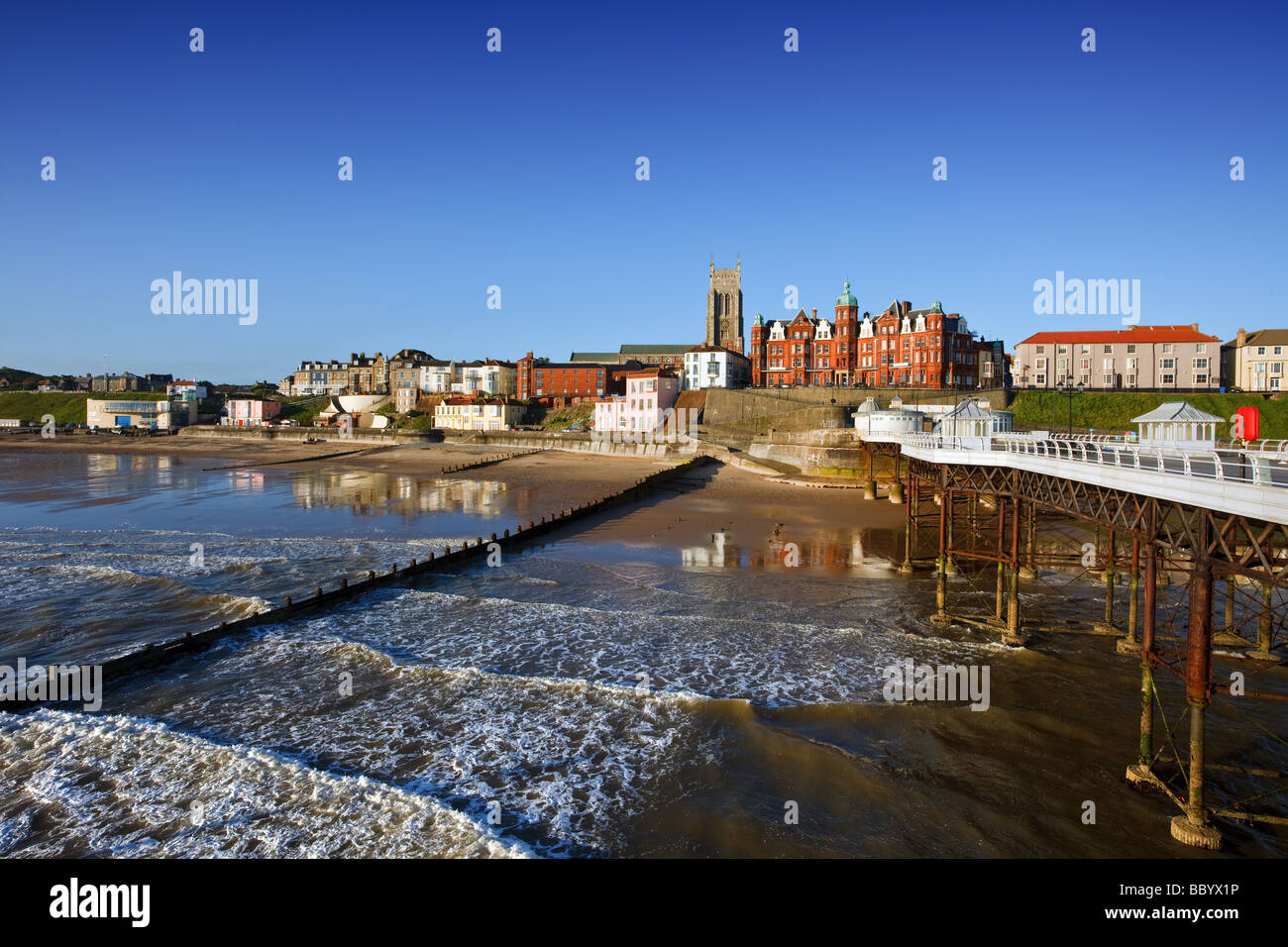Early morning image around Cromer seafront in early summer, North ...