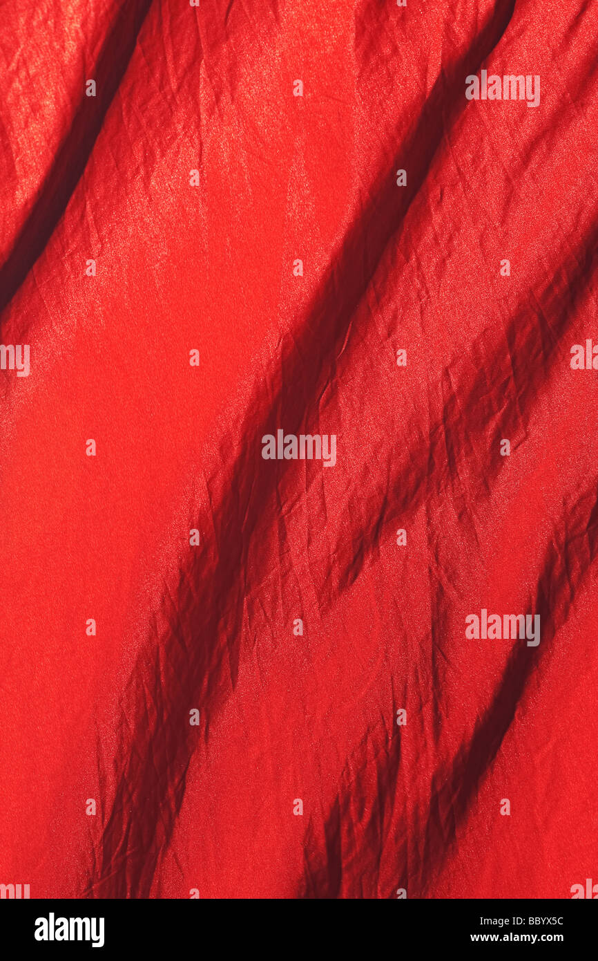 bright red curtain hanging Stock Photo - Alamy