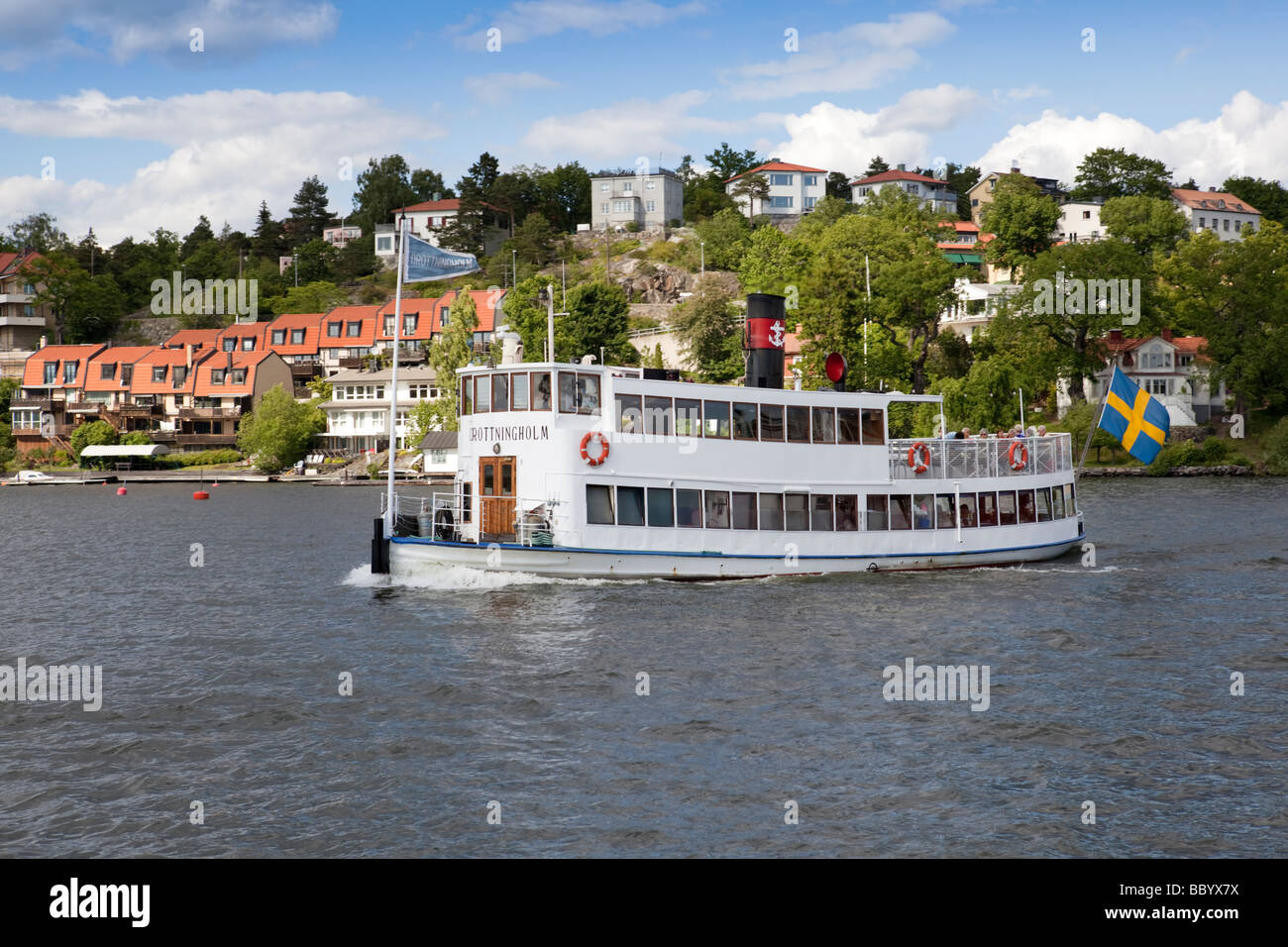 Ferry to Drottningholm Stock Photo - Alamy