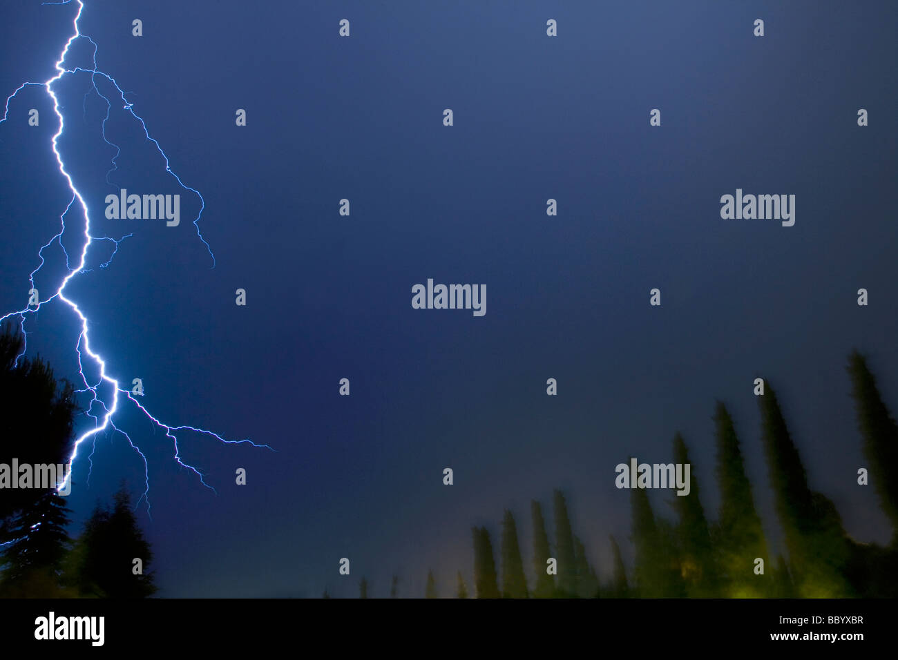 lightning bolts at Thessaloniki,Greece Stock Photo - Alamy