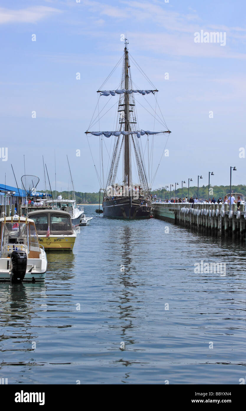 The tall ship Peacemaker operated by the religious order The Twelve ...
