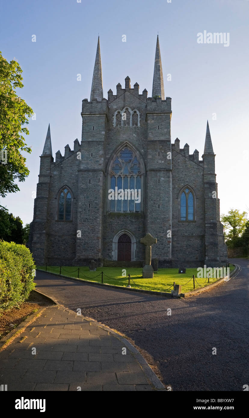 Downpatrick Cathedral and 10th Century High Cross, Downpatrick, County ...