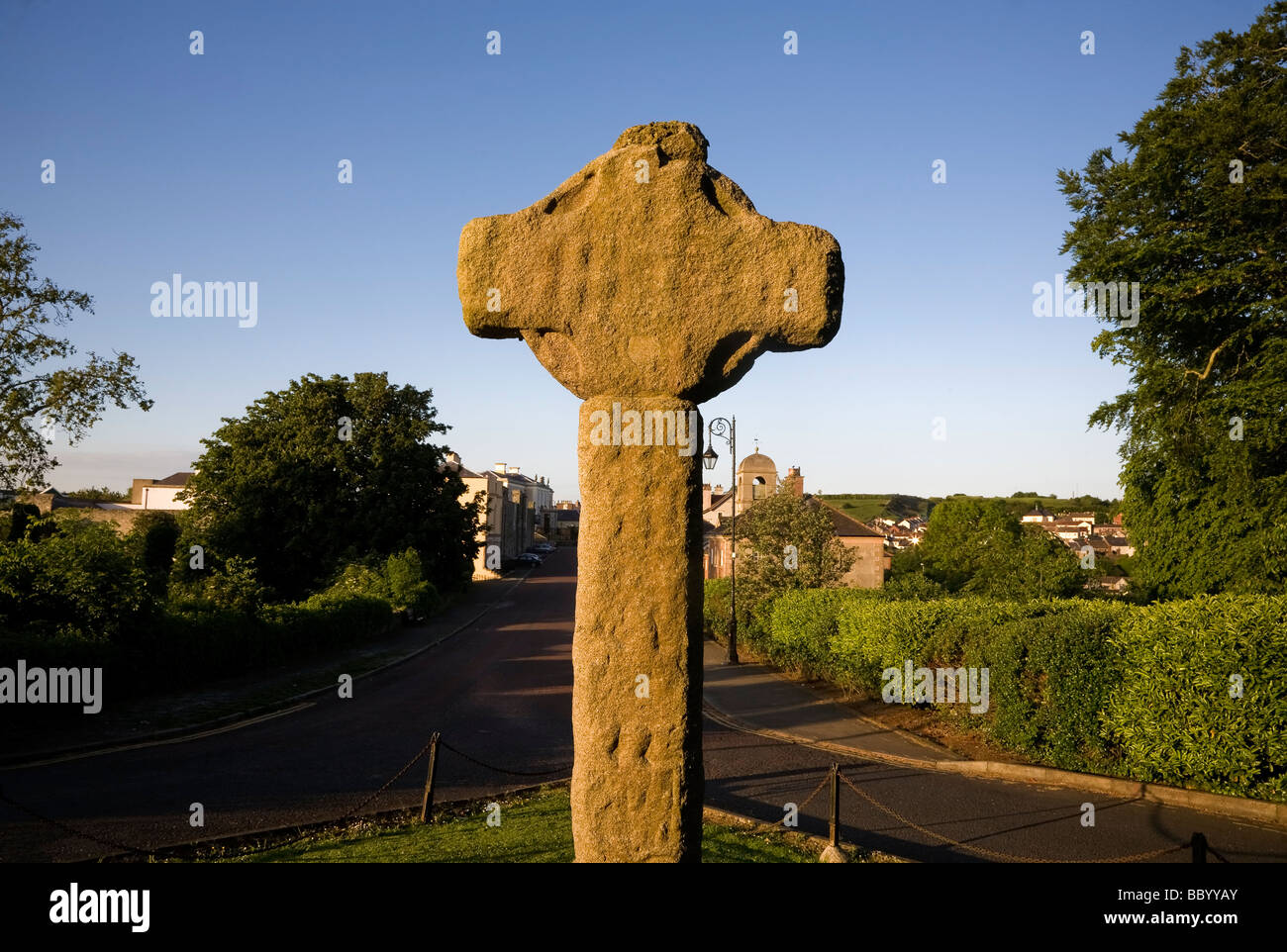 High Cross Downpatrick Cathedral Downpatrick High Resolution Stock ...