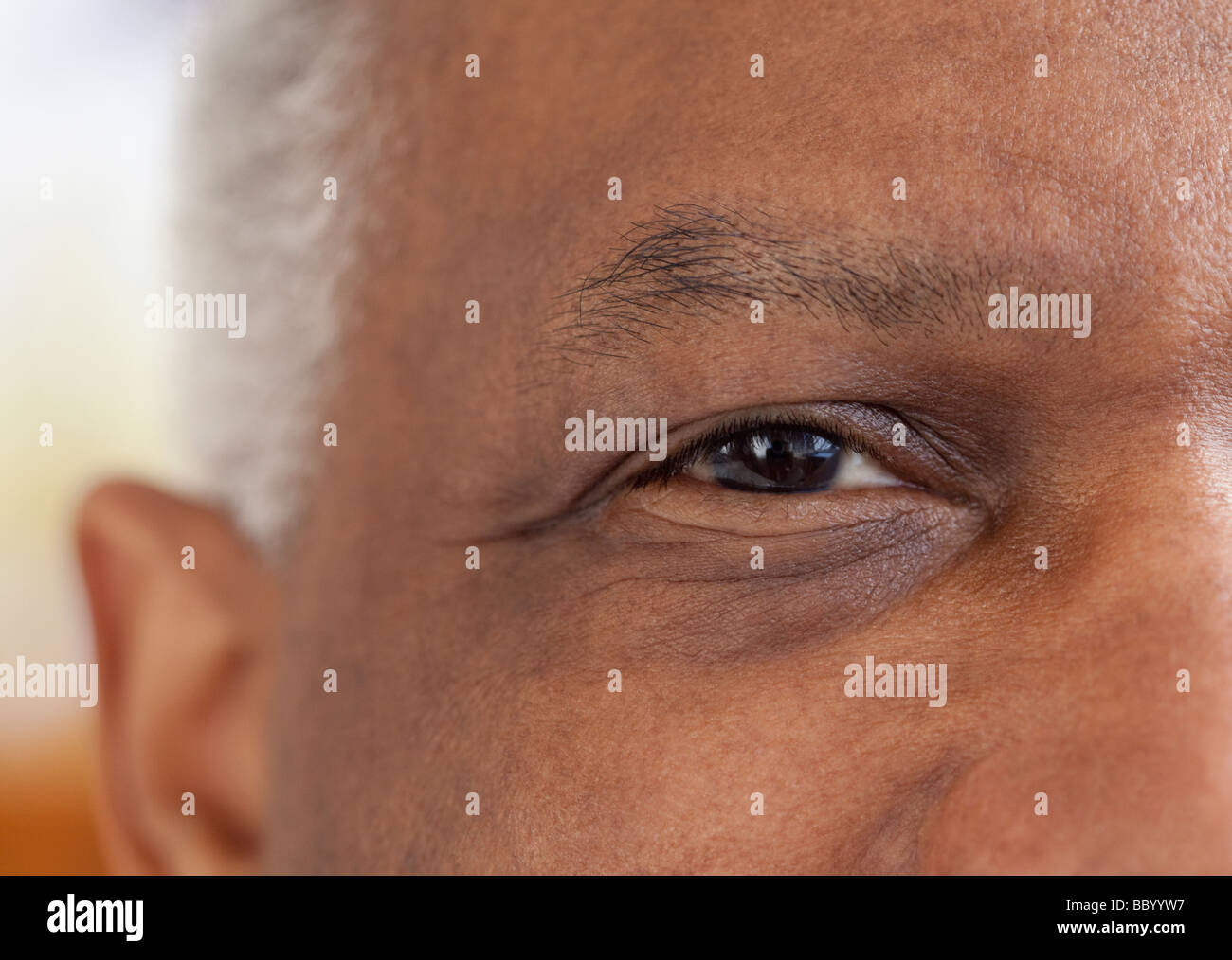 Close up of African man's eye Stock Photo - Alamy