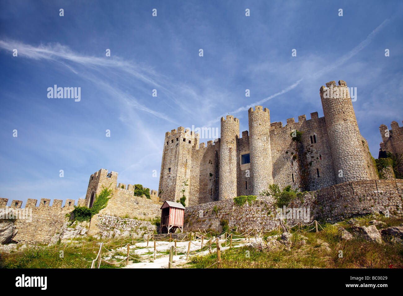 Obidos Castle, medieval castle Obidos Stock Photo - Alamy