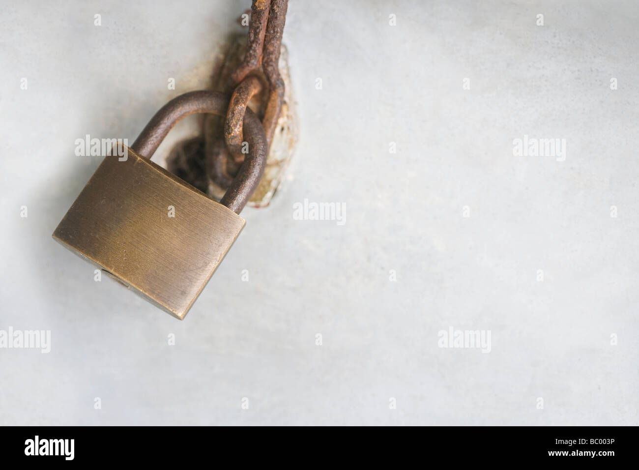A locked padlock Stock Photo - Alamy