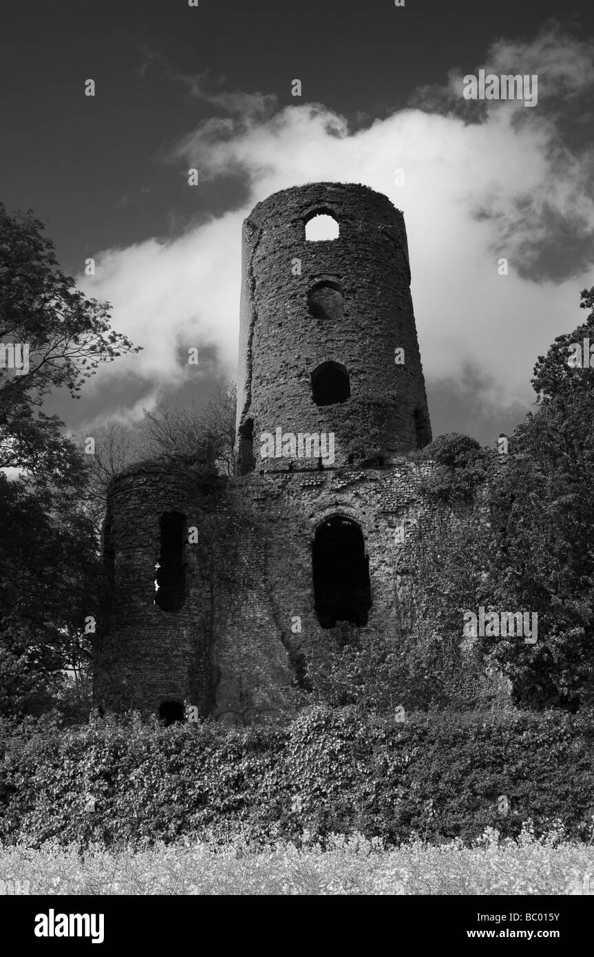 Racton ruins Black and White Stock Photos & Images - Alamy