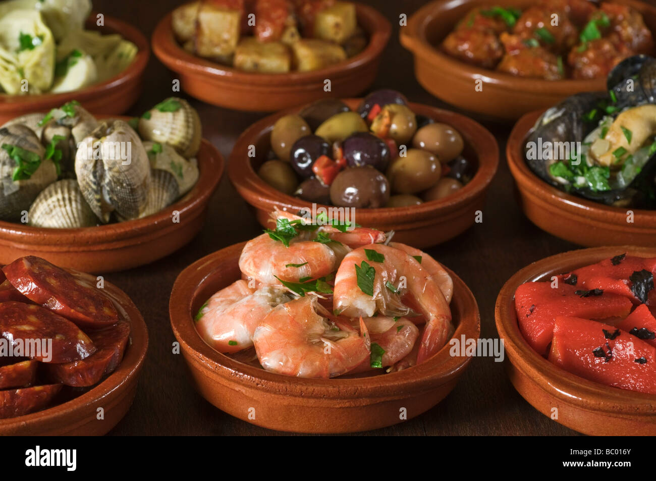 Tapas Spain Food Stock Photo - Alamy