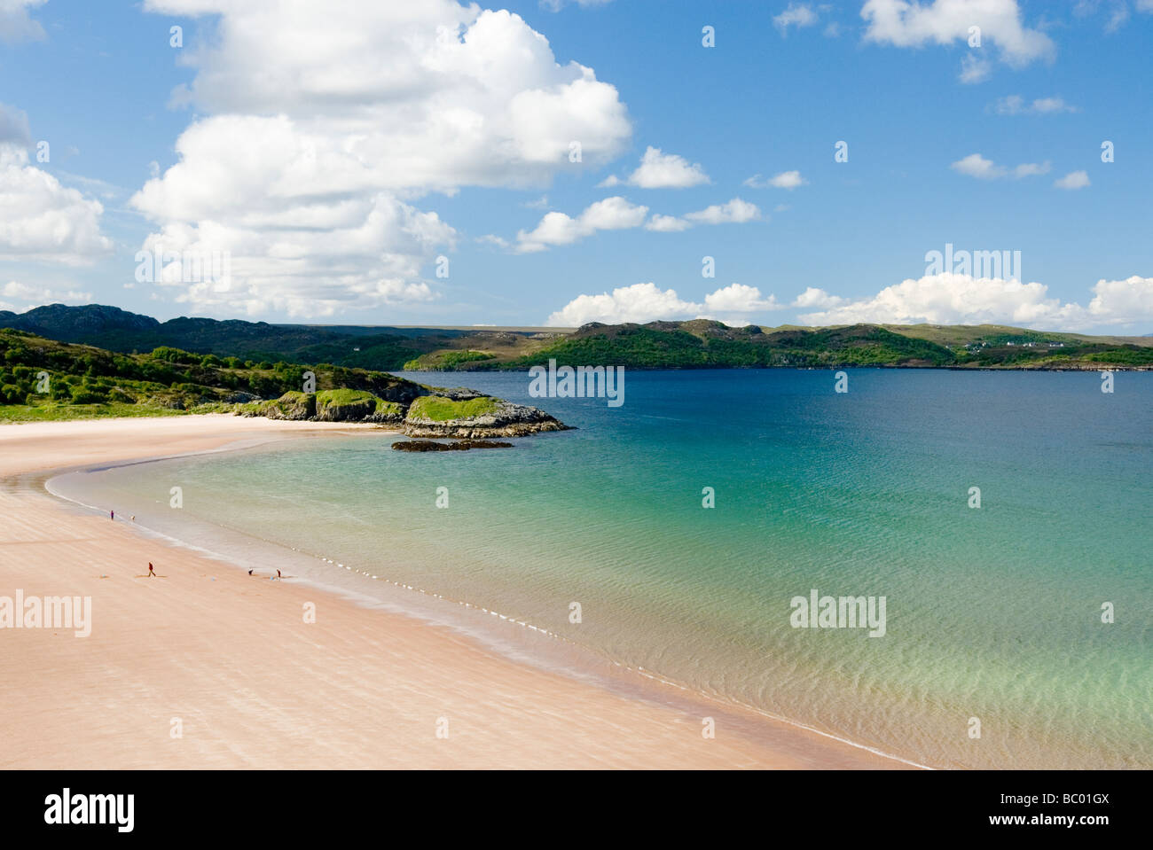Sand beach at Poolewe Scotland Stock Photo - Alamy