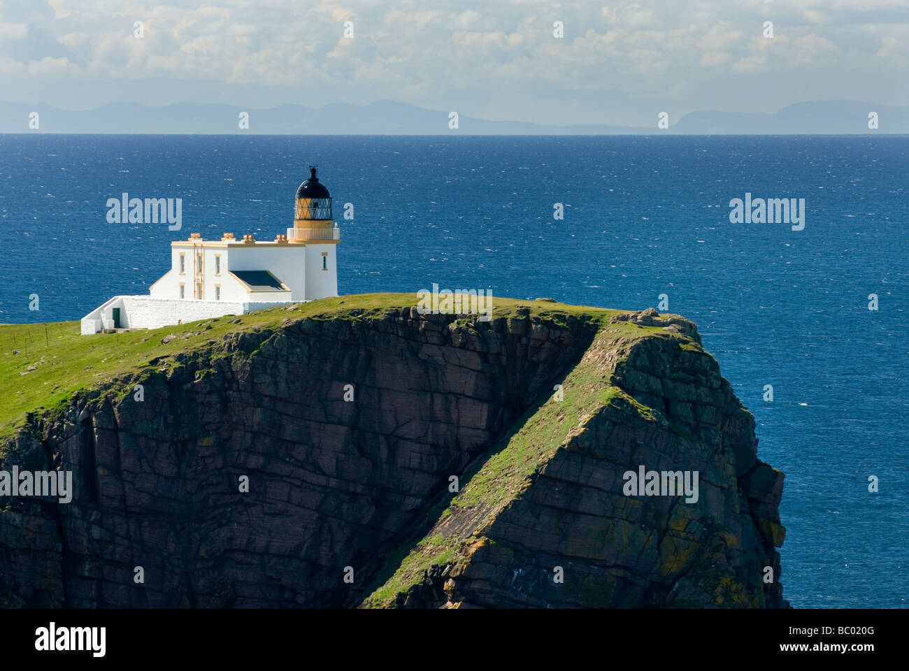 Rhu Stoer Lighthouse at Point of Stoer Assynt Coigach Scenic Area ...