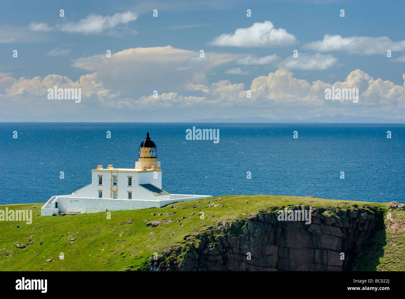 Rhu Stoer Lighthouse at Point of Stoer Assynt Coigach Scenic Area ...