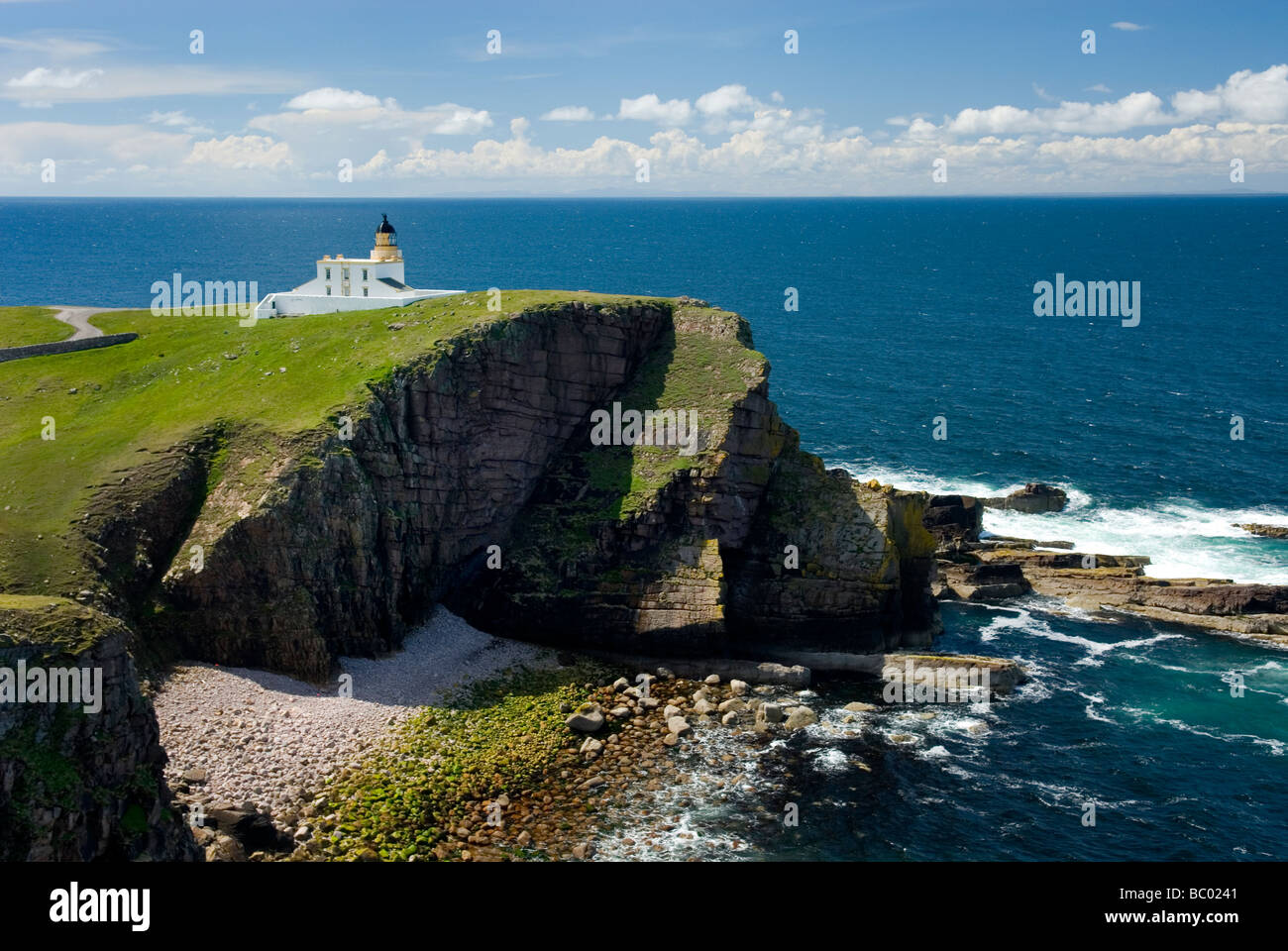 Rhu Stoer Lighthouse at Point of Stoer Assynt Coigach Scenic Area ...